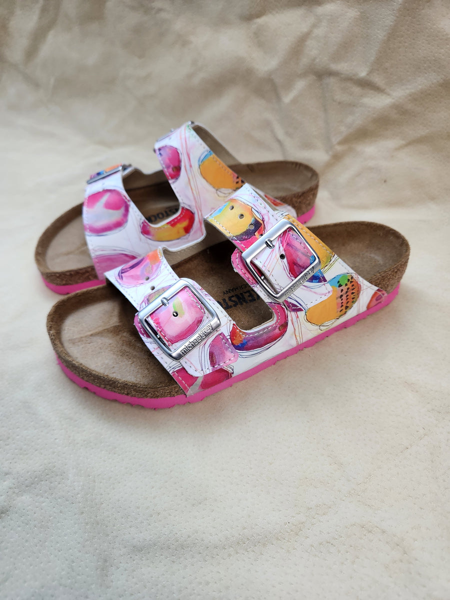 RUNNING IN CIRCLES : CUSTOM BIRKENSTOCKS by JANET SKATES x Michael Gre ...